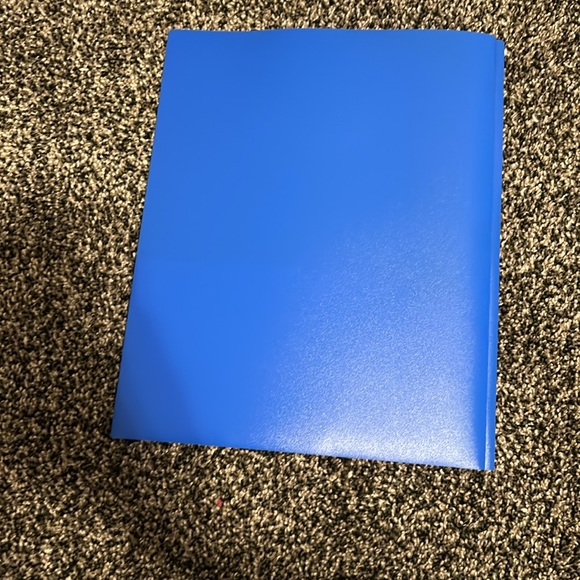Other | Blue School Folder | Poshmark